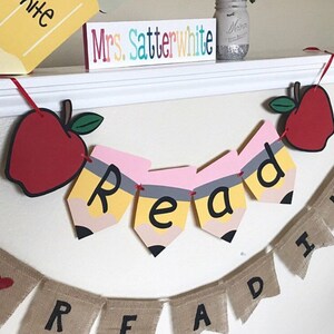 Back to School Banner, Welcome Back to School, Pencil Banner, Classroom ...