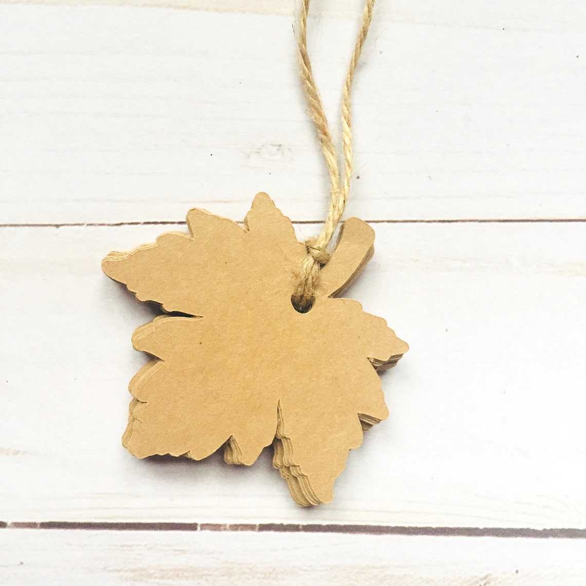 Maple Leaf tags Fall gift tags SET OF 24 | Etsy