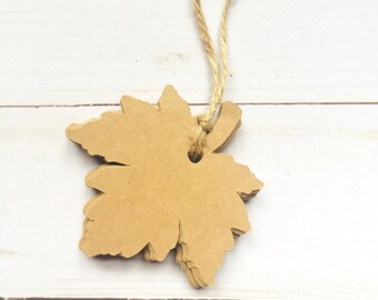 Leaf Gift Tags - Etsy