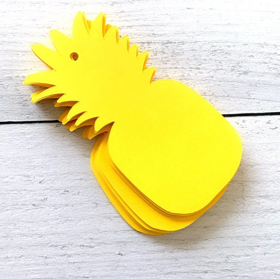 Pineapple Gift Tags Pineapple Favor Tags Pineapple Tropical - Etsy
