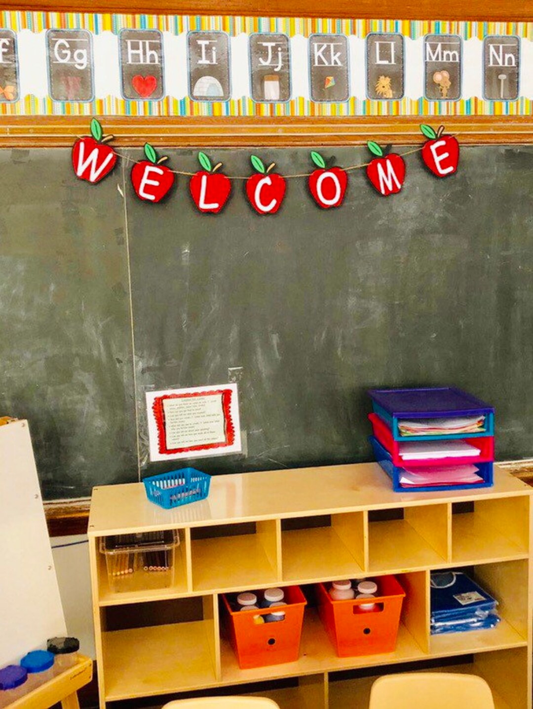 Back to School Banner, Welcome Back, Classroom Decorations - Etsy