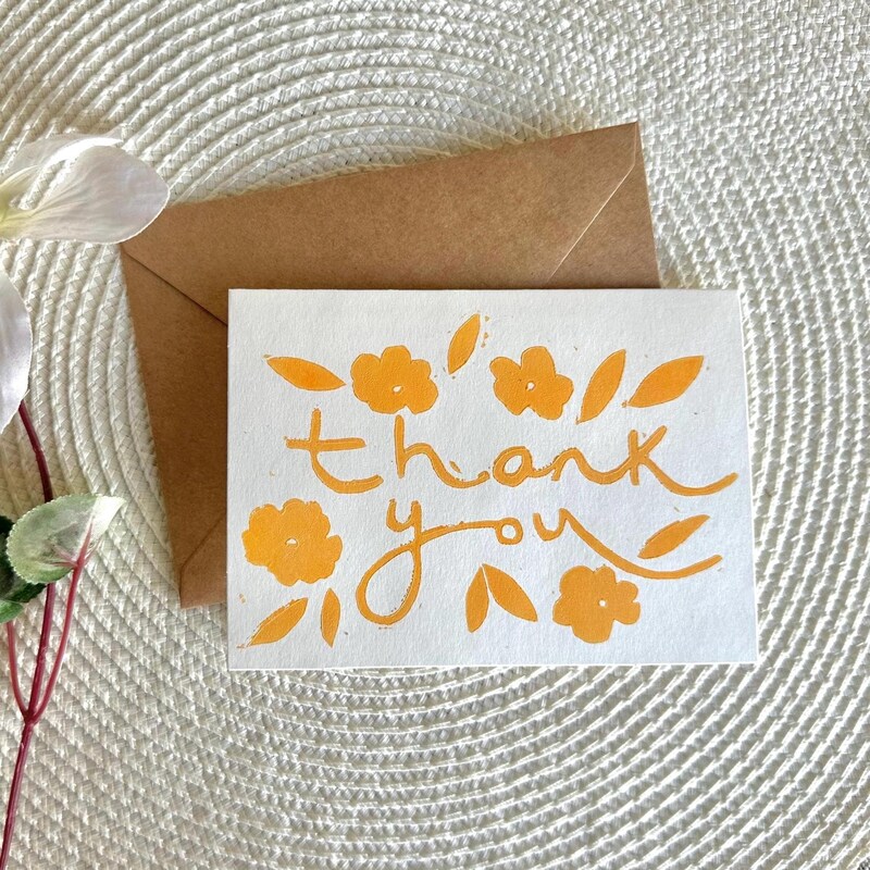 Block Print Cards - Etsy