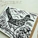 Roadrunner Greeting Card, New Mexico Card, Animal Linocut Print, Block ...