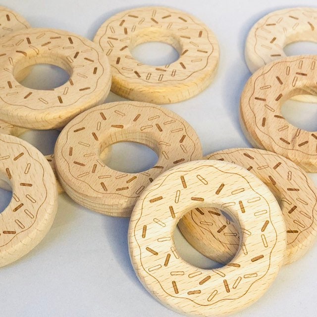 Organic Wooden Donut Toy