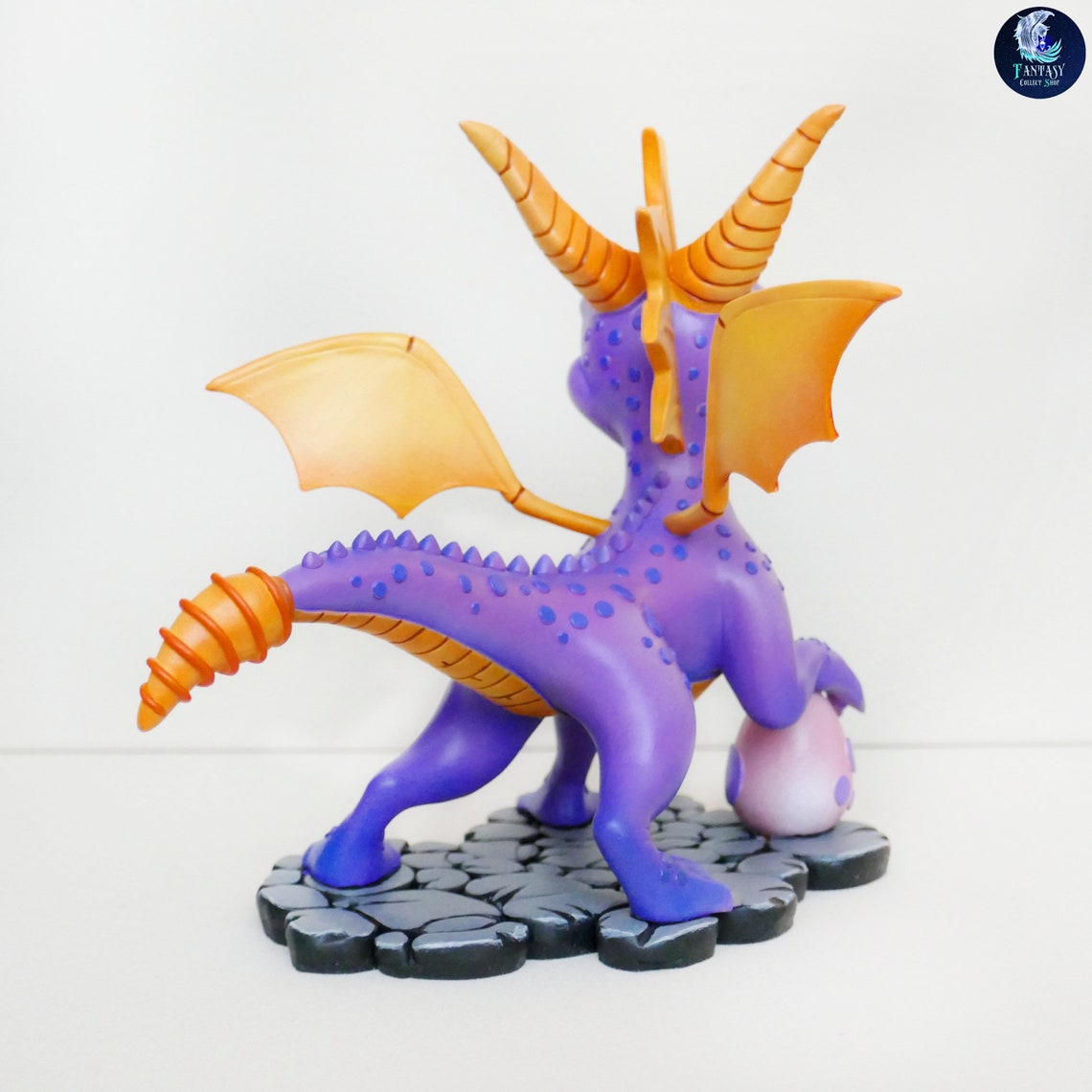 Spyro the Dragon sculpture Legend of Spyro figure videogame | Etsy