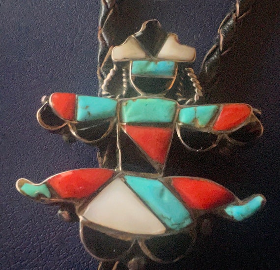 Zuni Native American Knifewing Bolo attr. Frank Vacit… - Gem