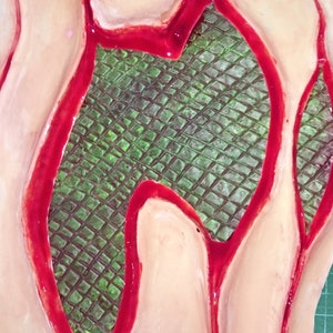 Dragon Skin -reveal Scar #1 Large Claw Slash Wound Latex Prosthetic ...