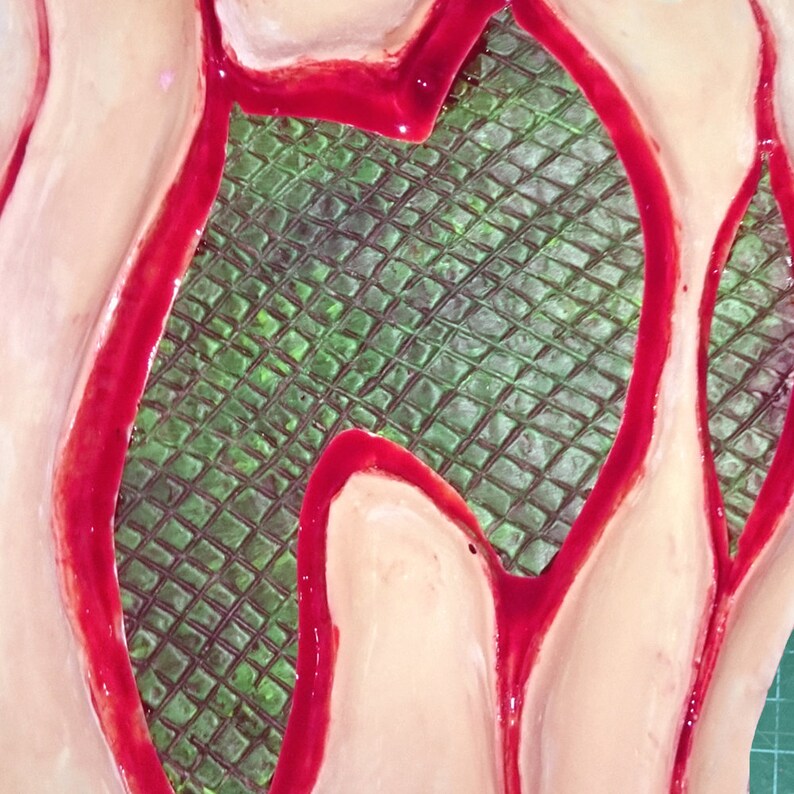 Dragon Skin reveal Scar 1 Large Claw Slash Wound Latex - Etsy