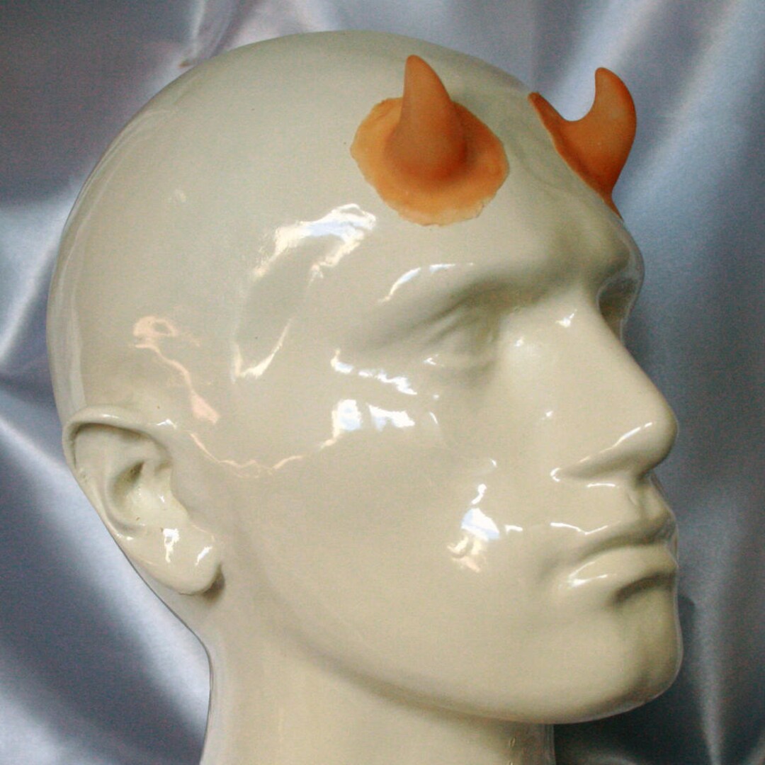 Small Horn, Devil/ Fawn/ Creature deep & Hollow Latex Prosthetic Horns ...