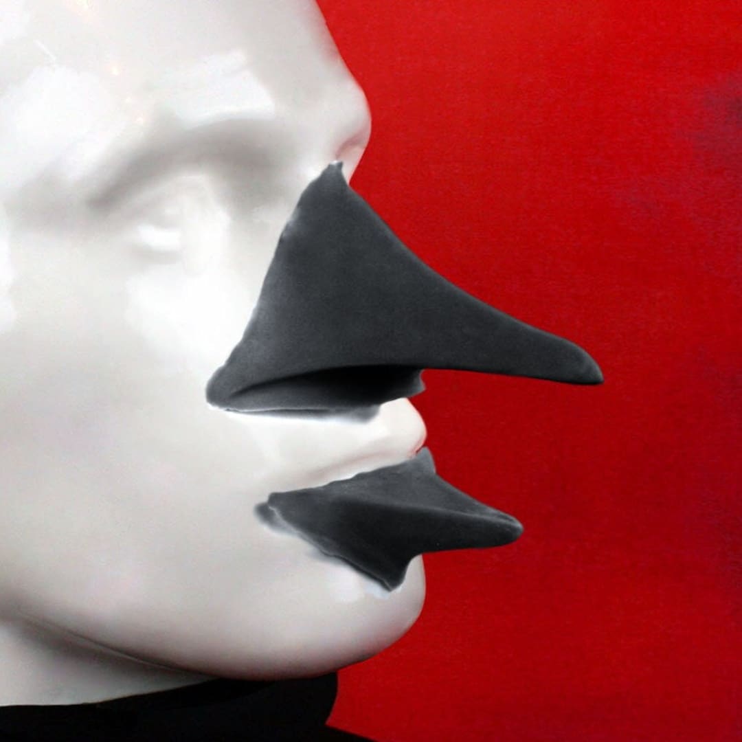 Beak -2 Piece- Style #2 Bird, Crow, Fowl, Raptor -soft & Supple Latex ...