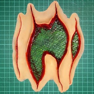 Dragon Skin -reveal Scar #1 Large Claw Slash Wound Latex Prosthetic ...