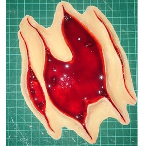 Large Claw Slash Wound Latex Prosthetic -deep 3d Open Skin Gouge ...