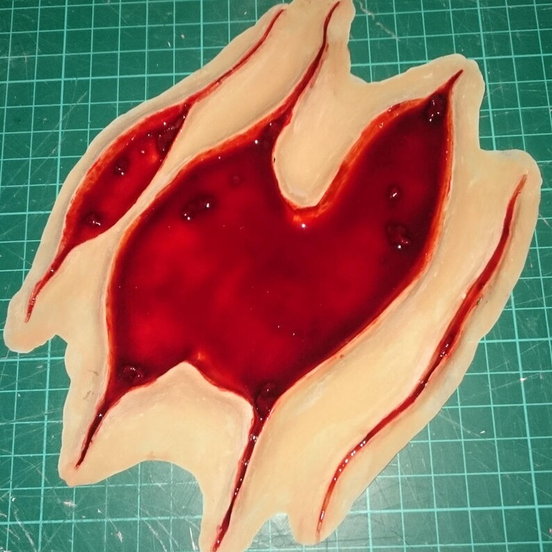 Large Claw Slash Wound Latex Prosthetic deep 3d Open Skin - Etsy