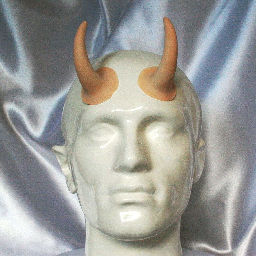 Horn 2 Devil/ Fawn/ Creature deep & Hollow Latex Prosthetic | Etsy