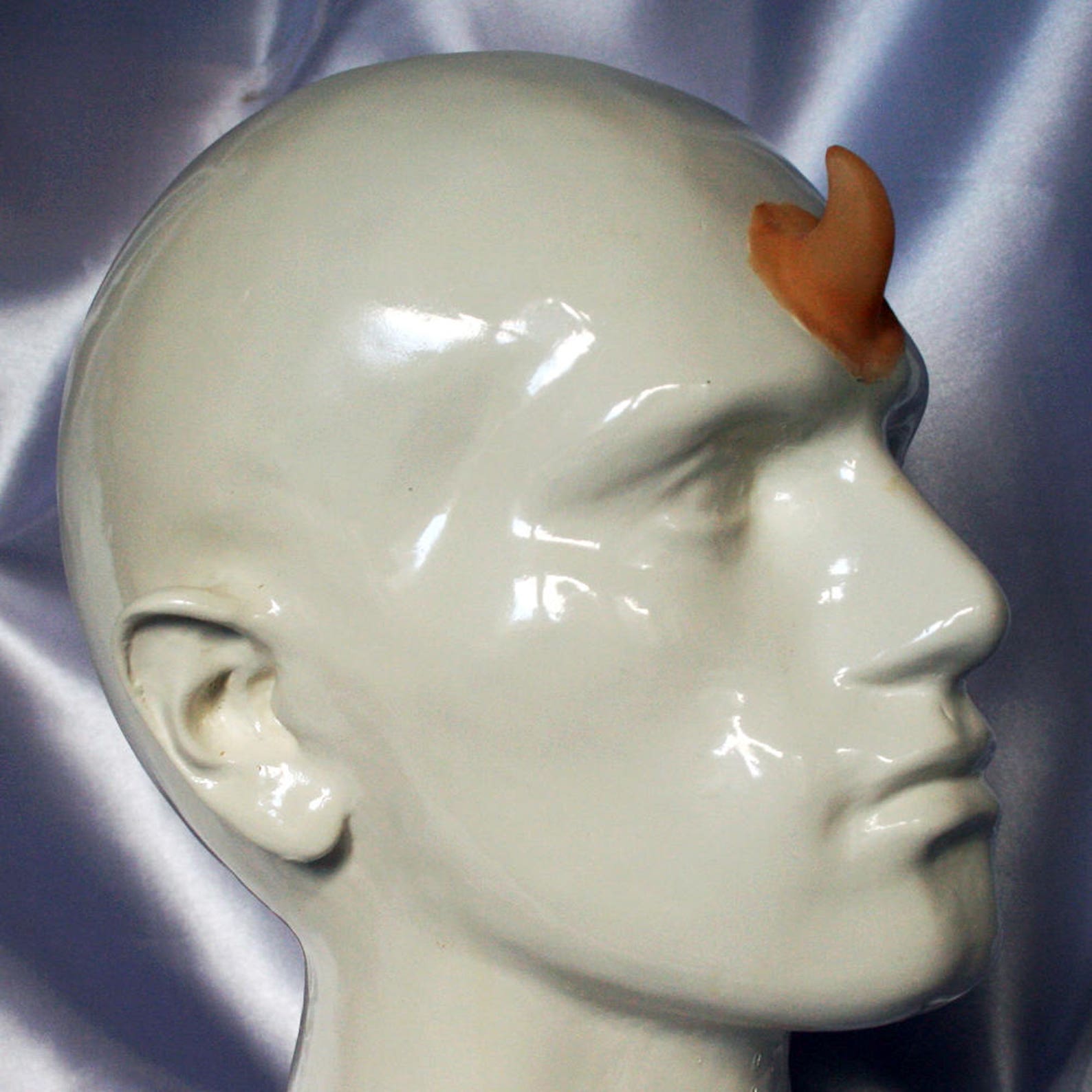 Small Horn Devil/ Fawn/ Creature deep & Hollow Latex - Etsy UK