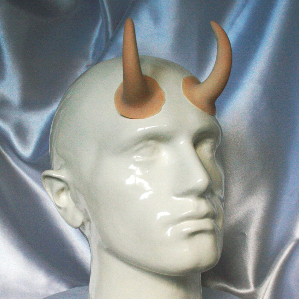 Horn 2 Devil/ Fawn/ Creature deep & Hollow Latex Prosthetic | Etsy