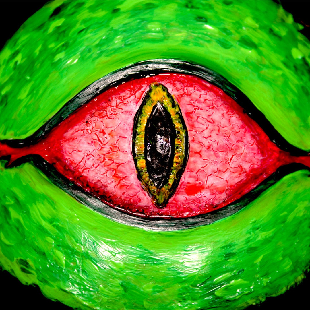 Dragon Snake Evil Eye Deep & Detailed Latex Prosthetic Piece Theater ...