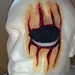 Lost Eye Gory Face Scratch Claw Wound! Deep & Detailed Latex Prosthetic ...