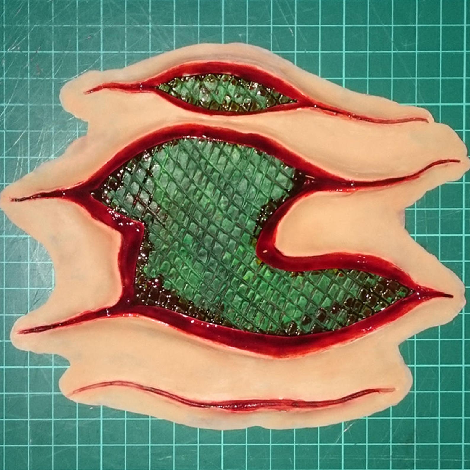 Dragon Skin reveal Scar 1 Large Claw Slash Wound Latex - Etsy