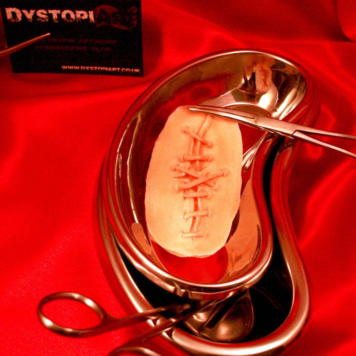 Stitches Deep and Detailed Latex Prosthetic Scar for Theater | Etsy