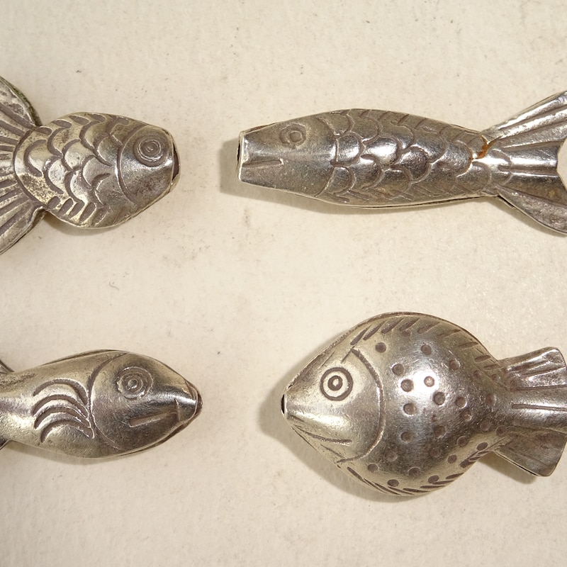 Sterling Silver Fish - Etsy