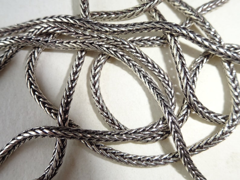 92.5 Sterling Silver Snake Chains With Removable Clasp - Etsy