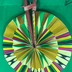 African Folding Fan - Etsy