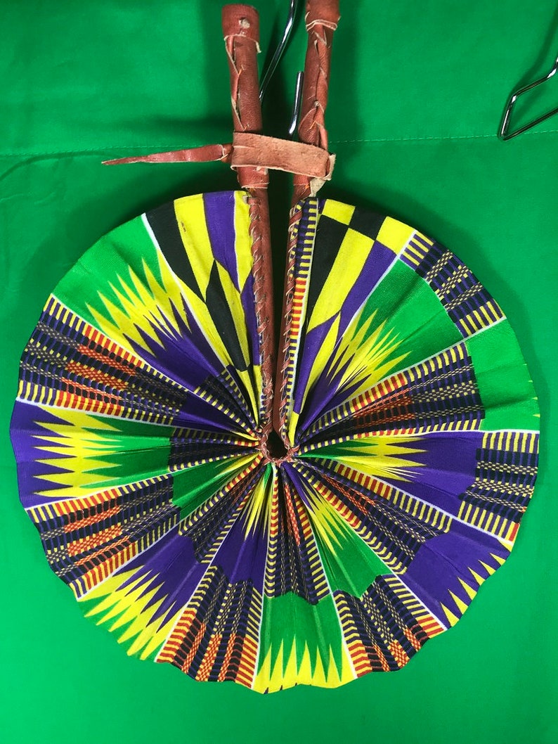 African Folding Fan - Etsy