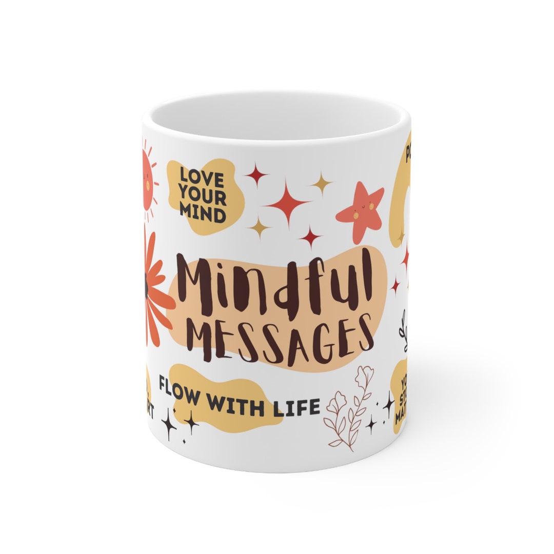 Mindful Messages, Ceramic Mug, 11-oz - Etsy