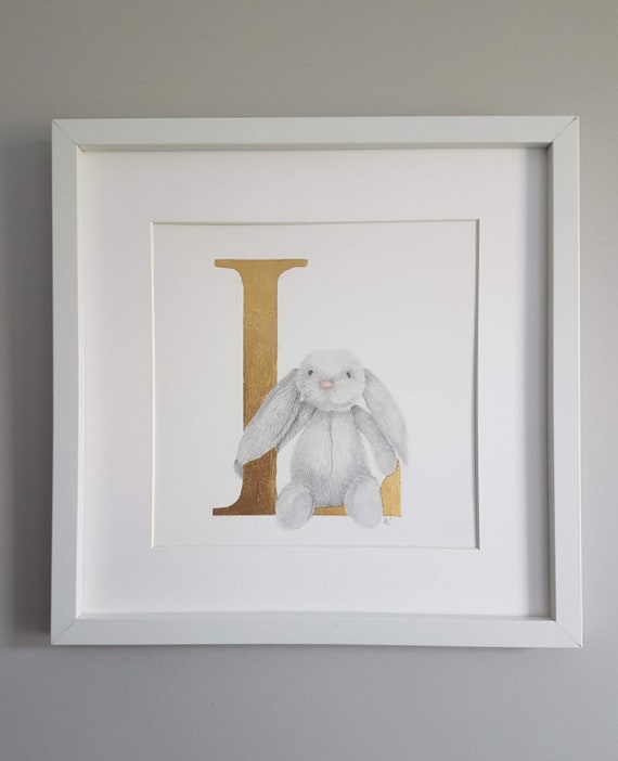 Personalised Baby Name Initial Art Bespoke and Made to Order - Etsy