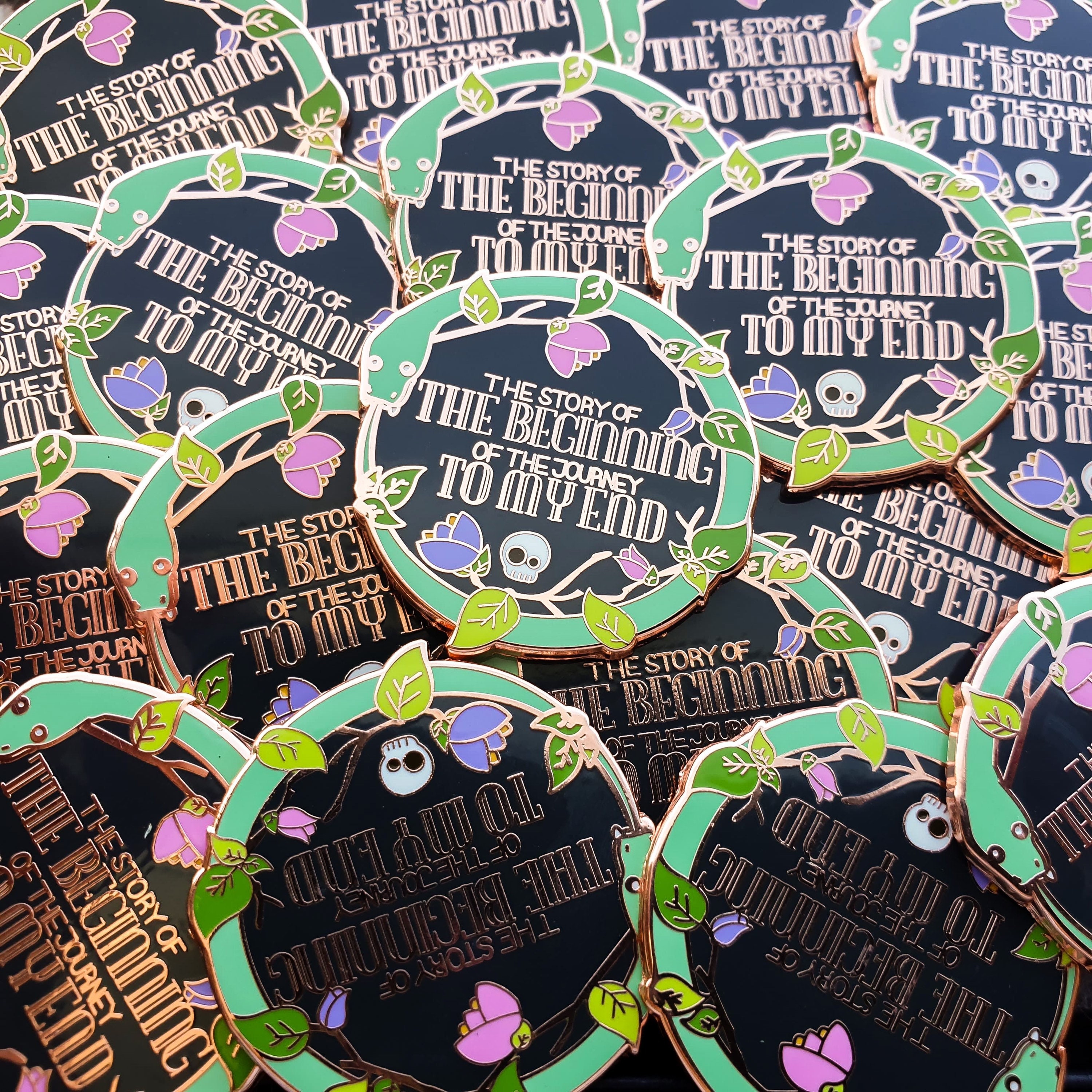 Snake Enamel Pin Enamel Pin Lapel Pin Pastel Goth Magic | Etsy