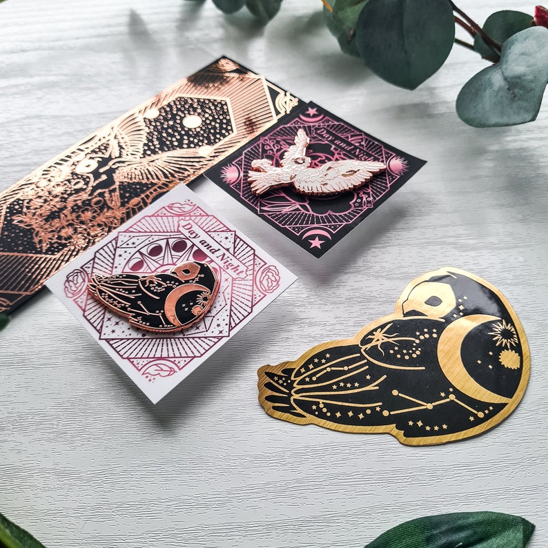 Owl Bundle Celestial Bundle Collection Owl Gold Foil - Etsy UK