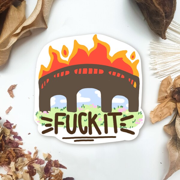 Leave It Behind Sticker - Etsy