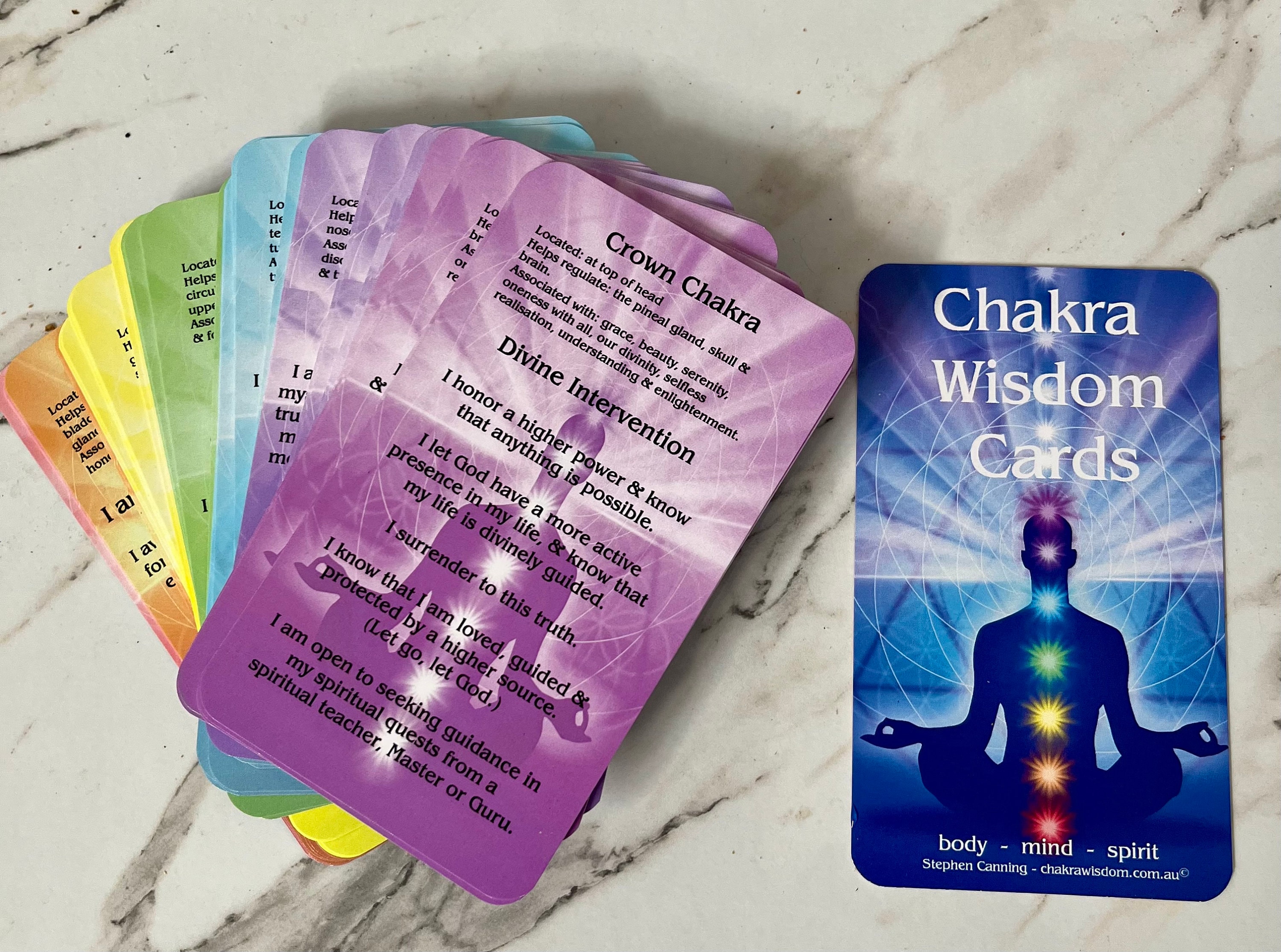 Chakra Wisdom Cards -- Affirmation & Oracle Cards - Etsy