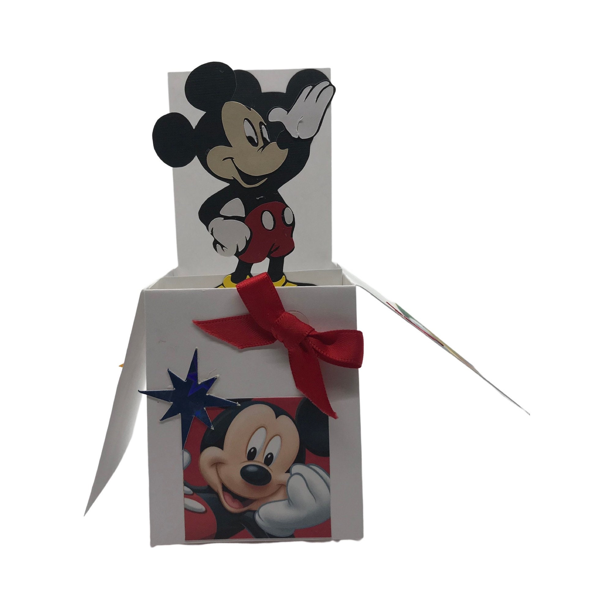 The Mickey Mouse Happy Birthday Greeting Pop-up Card - Etsy