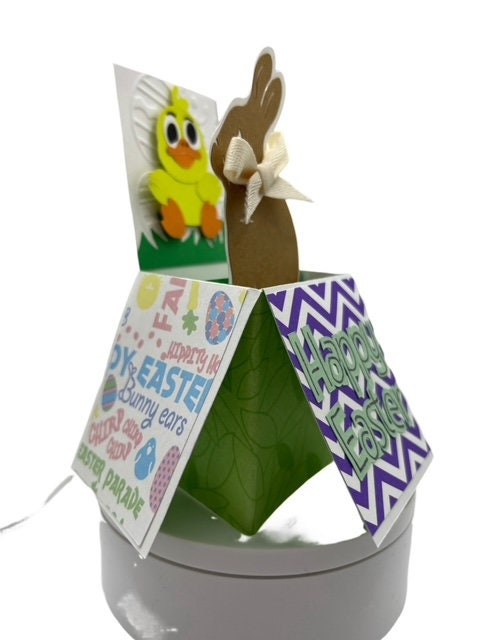 The Easter Bunny Pop-up Box Greeting Card - Etsy