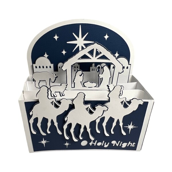Pop up Christmas Cards Nativity - Etsy
