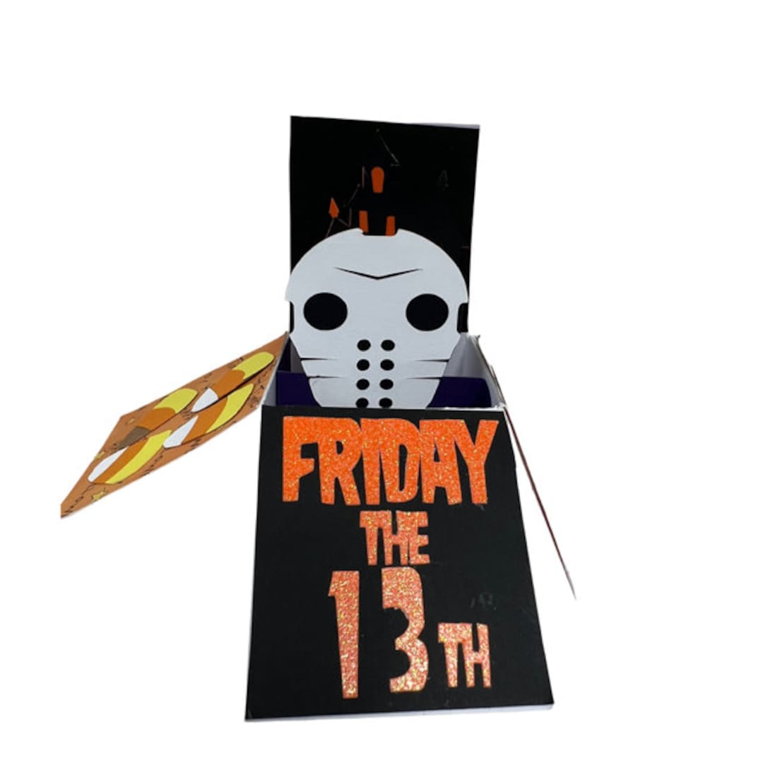Halloween Scary Friday the 13th Jason 3D Pop-up Greeting Card - Etsy