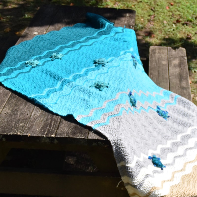 Sea Turtle Blanket - Etsy