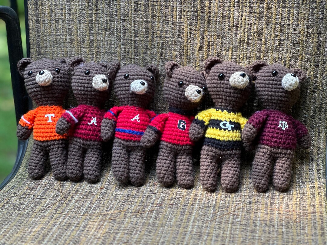 Team Teddies - Mascot Themed Bears - Etsy