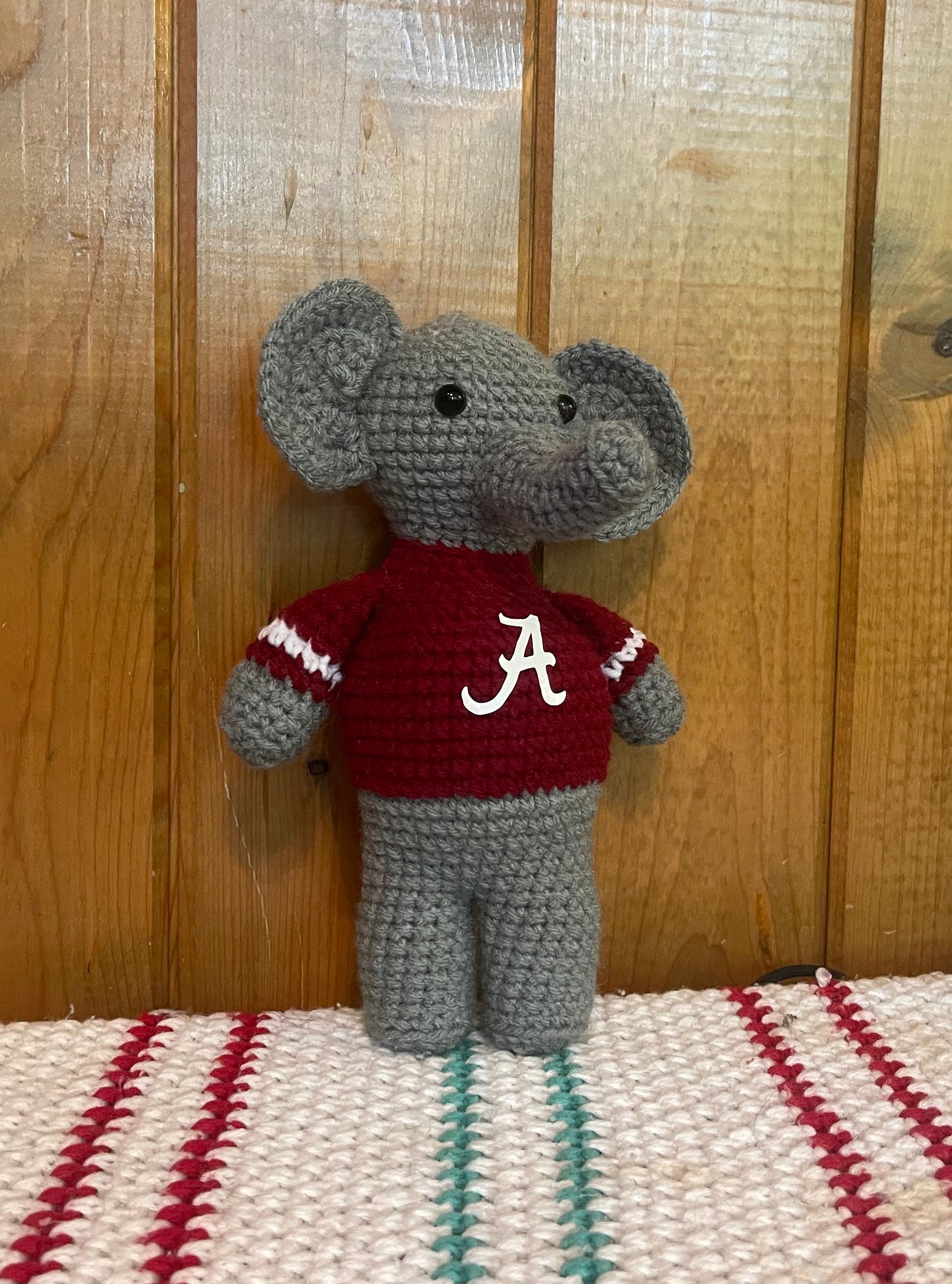 Stuffed Alabama Themed Elephant Roll Tide! - Etsy