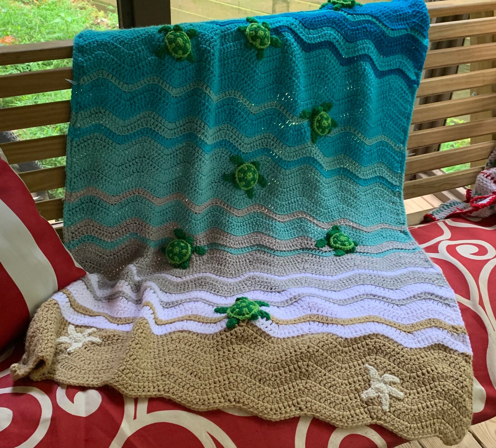 Sea Turtle Blanket | Etsy