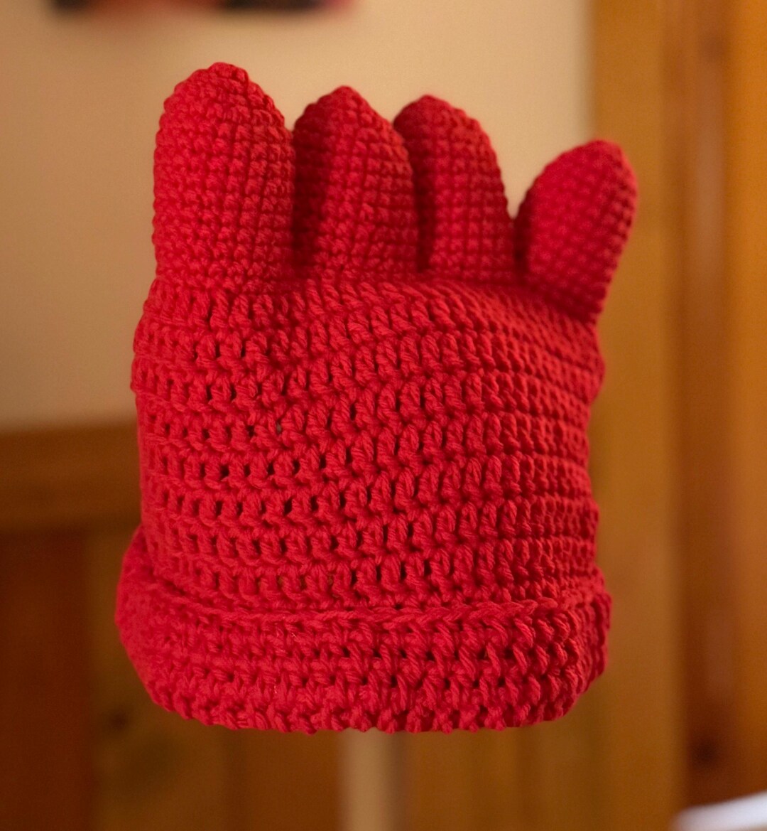 Red Glove Chicken Hat - Feather Mcgraw Inspired - Etsy