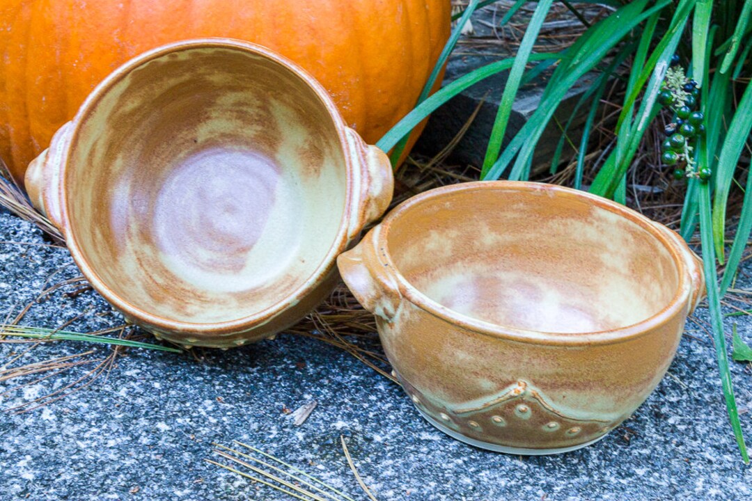 Golden Yellow Soup Bowls Handmade Stew Bowls Ceramic Soup Bowls - Etsy
