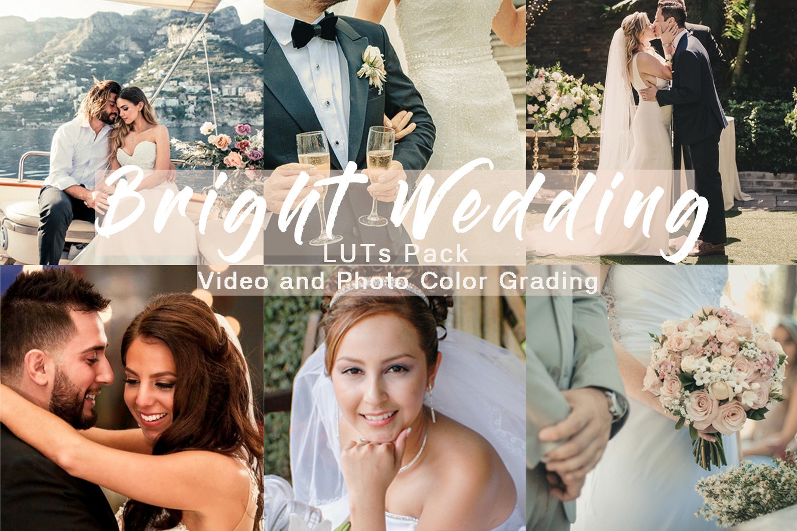 BRIGHT WEDDING Luts - Color Filters for Video and Photo Editing | Video ...