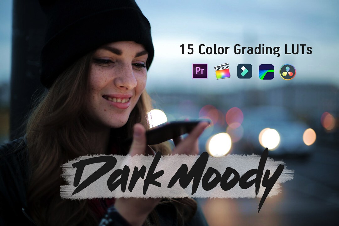 Dark Moody Luts Pack - Color Grading in Filmora, Premiere Pro, Final ...
