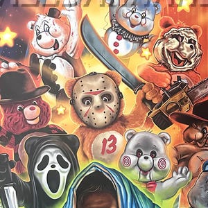 Scare Bears 11x17 Signed Art Print - Etsy