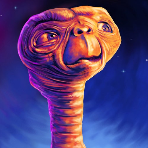 E.T. 11x17 Signed Print - Etsy