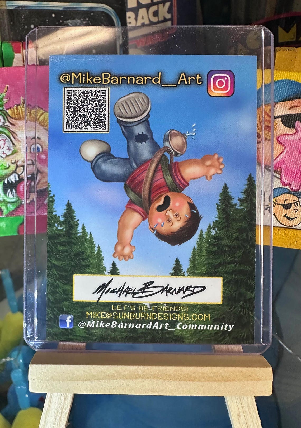 STAN by Me **NEW - Garbage Pail Kids Parody Card by Michael Barnard - Etsy