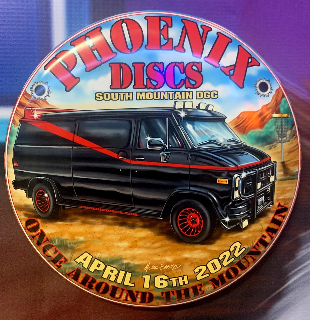 Phoenix Discs A-team Supercolor Extremely Rare - Etsy